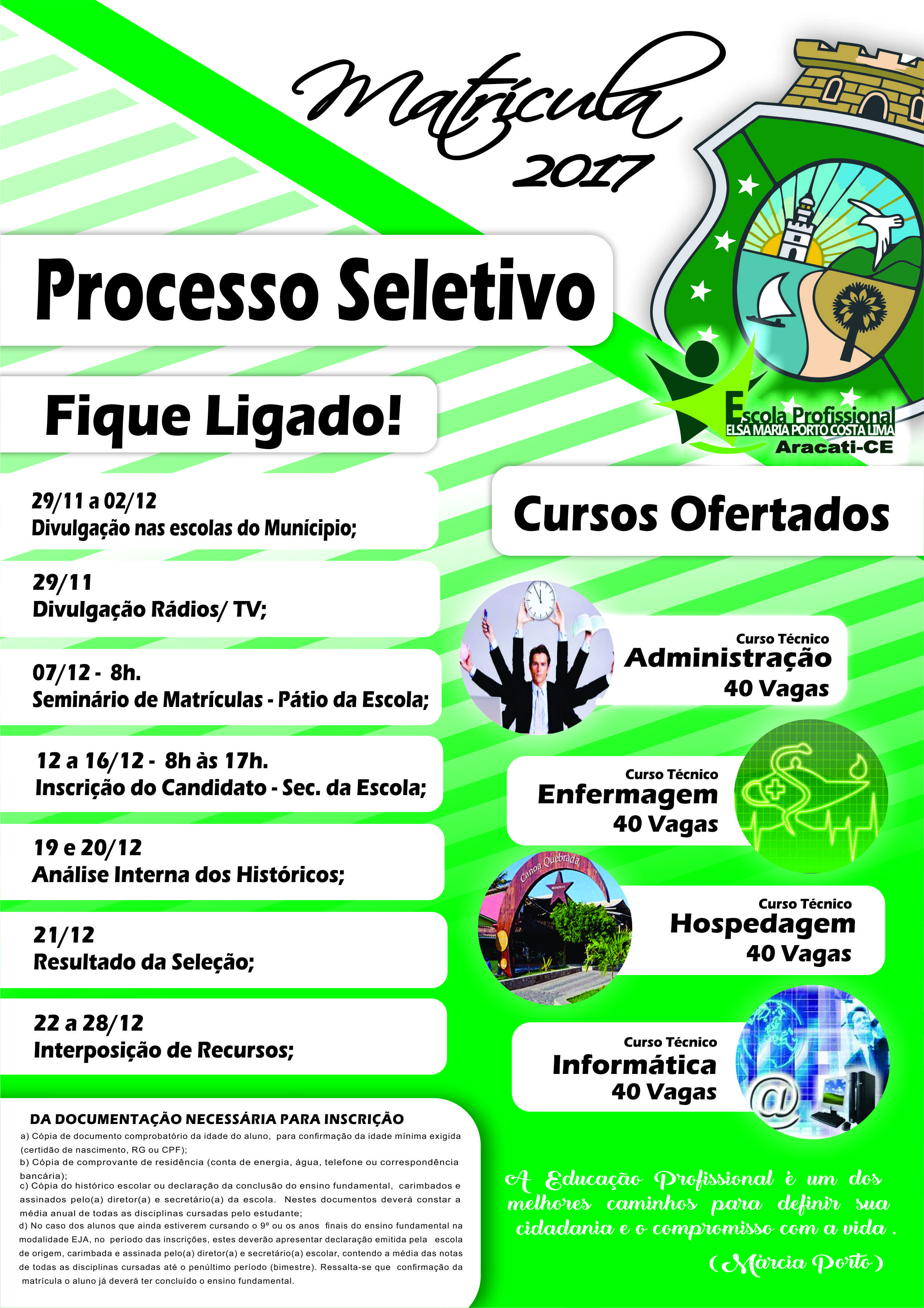 Processo Seletivo de matrículas 2017 para EEEPs – CREDE 10 ...